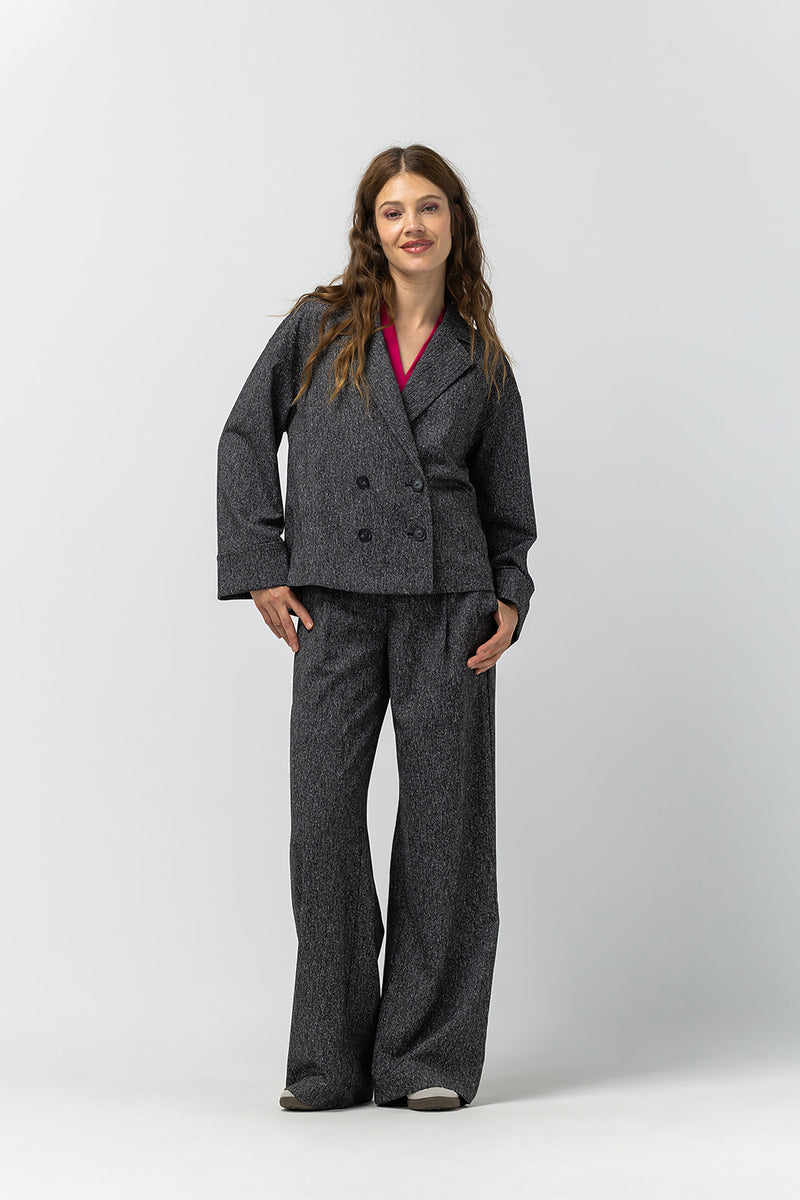 Desiree Blazer | Zwart multi – LabeL DOT